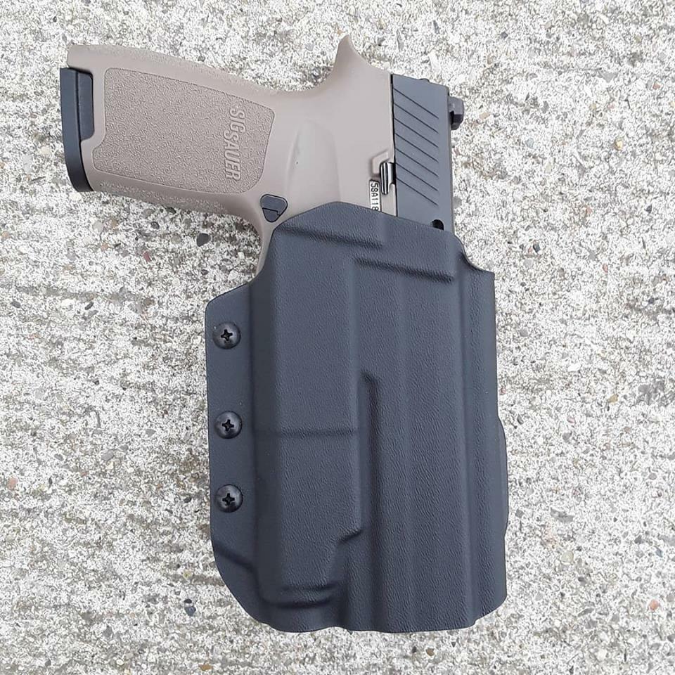 OWB kydex holster for Sig Sauer P320 M17 TLR-1, TLR-9, WILD2, APL, X300 ...