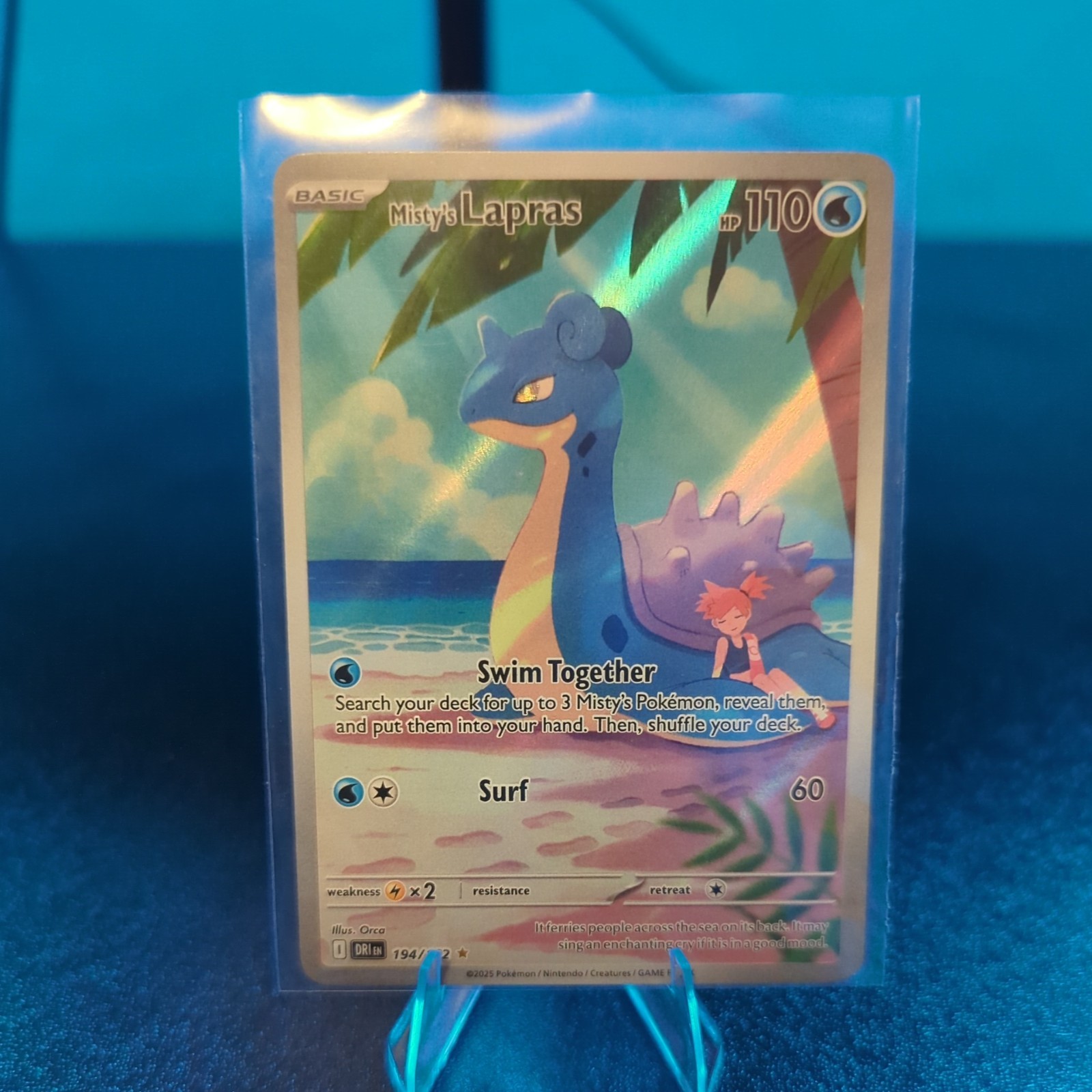 Misty's Lapras 2025 Scarlet & Violet: Destined Rivals #194/182 ...