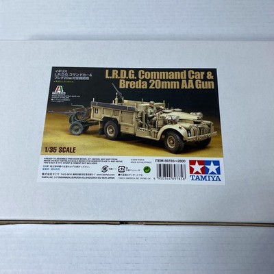 Tamiya 1/35 British L.R.D.G. Desert Chevrolet & Breda Gun 89785 New ...