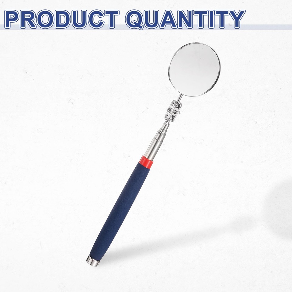 Telescoping Inspection Mirror 2" Round Extendable Mirrors, Blue ...