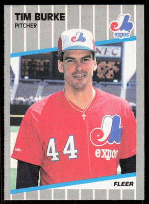 1989 Fleer 372 Tim Burke Montreal Expos | eBay