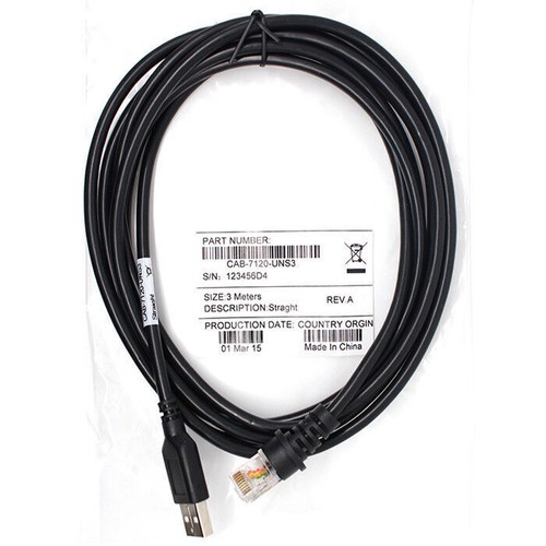 9FT 3M USB Cable for Honeywell Metrologic MS7120 MS9540 MS5145 Barcode ...