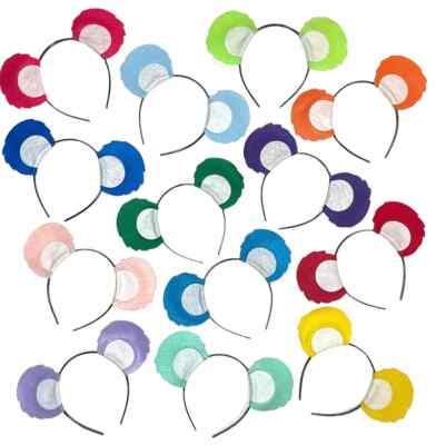 Colorful Bear Ears Headband Costume Care Adult Kids Baby Halloween ...