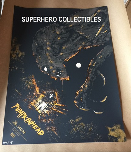 PUMPKINHEAD Movie Screen Print Poster by Mondo Artist Matt Ryan Tobin ...