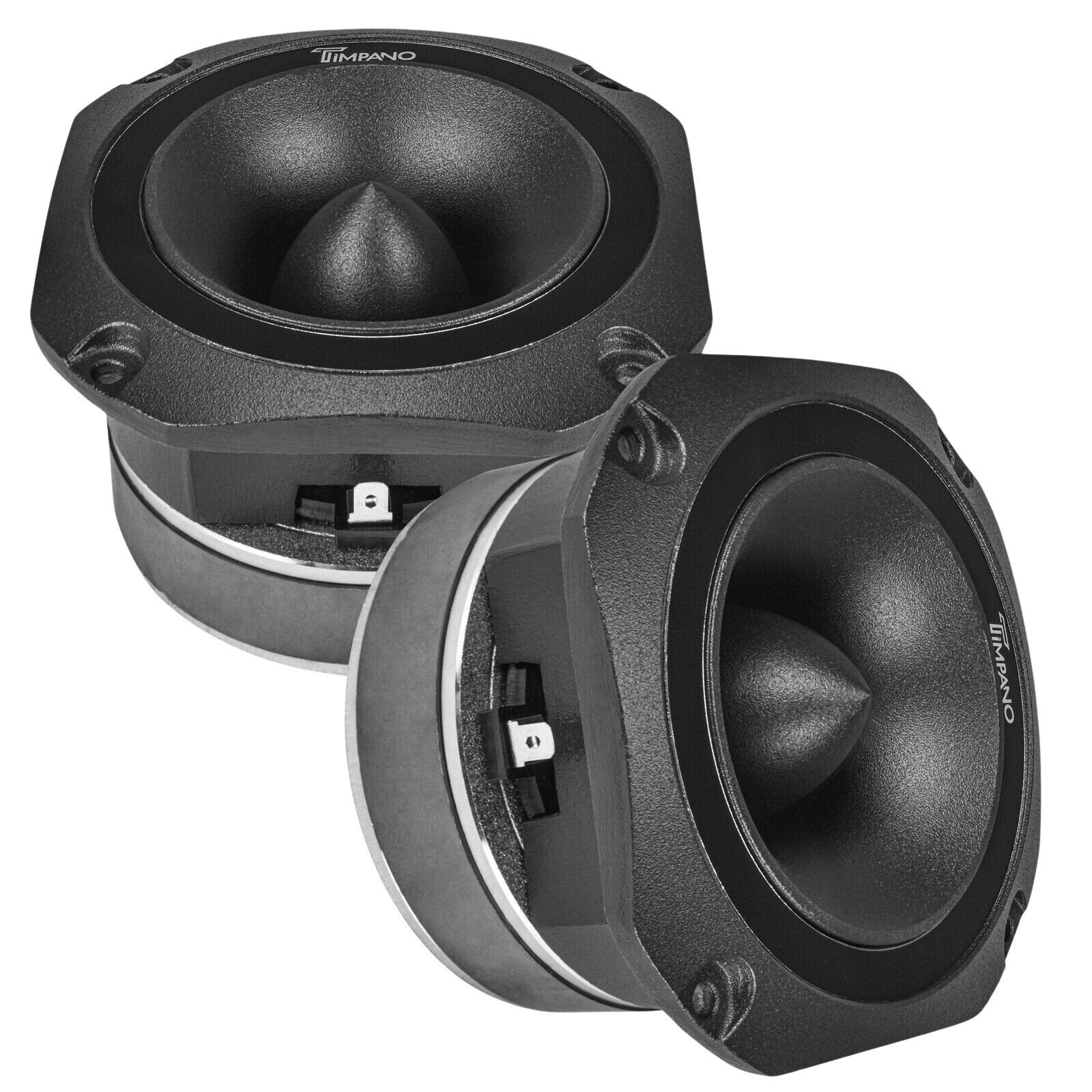 Timpano TPT-ST25 4" 300W Super Tweeter - Pair, Black for sale online | eBay