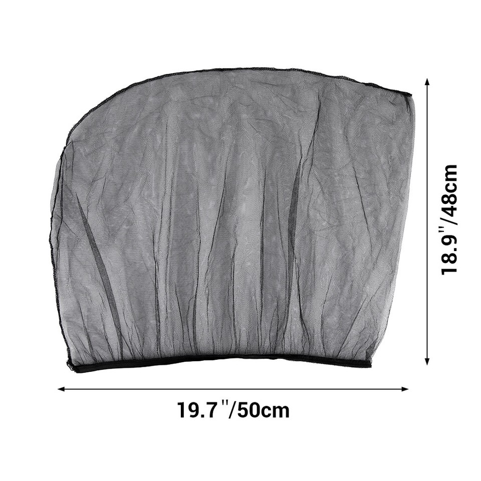4Pcs Car Window Screen Mesh Cover Privacy Mosquito Bugs Net Sun UV ...