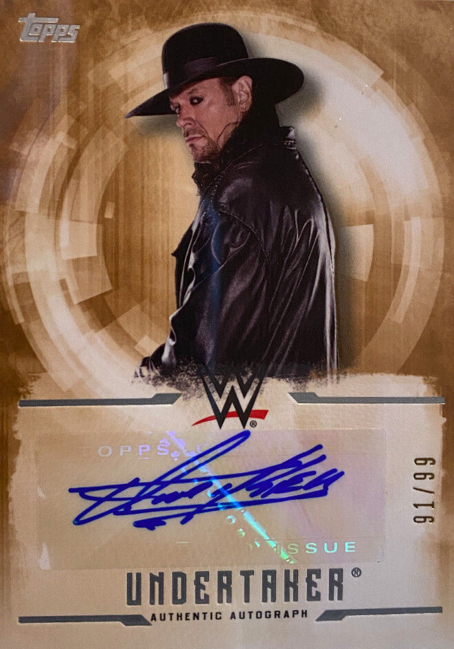 2017 Topps WWE Undisputed - Autographs Bronze #UA-U Undertaker /99 (AU ...