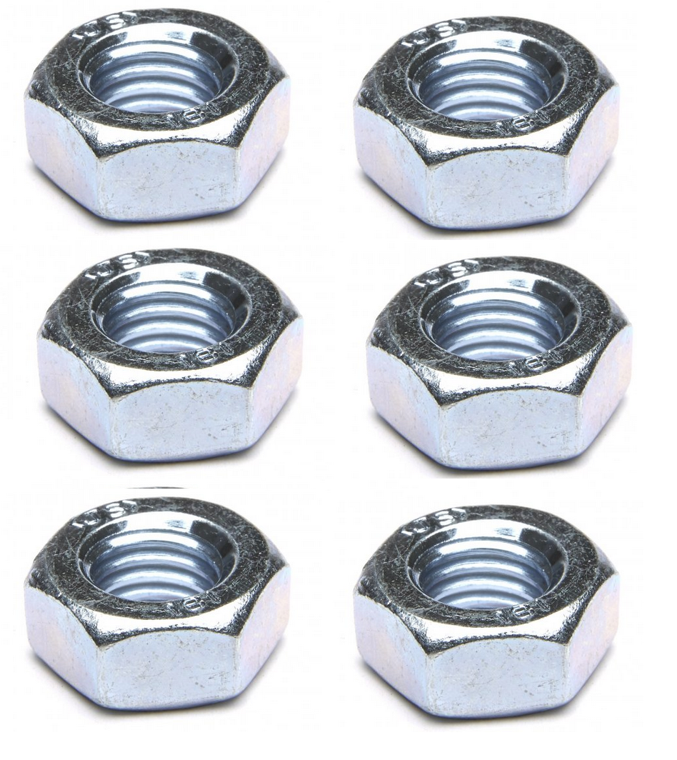 1/2" Whitworth Nuts Full Nuts Zinc Plated Quantity 6 | eBay UK
