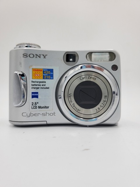 Sony Cyber-shot DSC-S90 4.1MP Digital Camera - Silver for sale online ...
