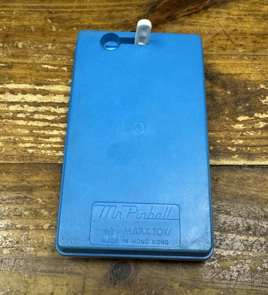 MARX MR. PINBALL MINI TORPEDO SHOOT PLASTIC HANDHELD POCKET GAME TOY ...