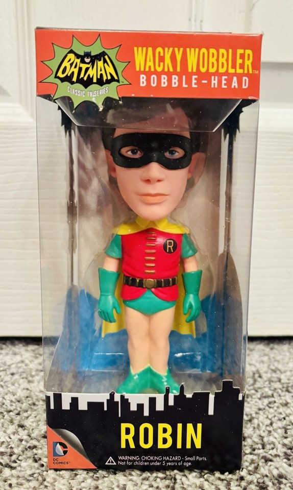 Batman Classic 1966 TV Series Funko Wacky Wobbler Bobblehead Set of 4 ...