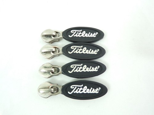 4x Titleist Logo 4 Way Cart Golf Bag Zipper Sliders & Pulls 2.25” L Lot ...