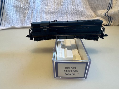 N scale item 7708 N SD7 LOCO B&O #762 | eBay