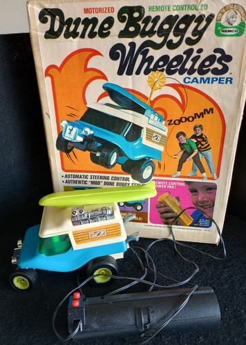 Vintage 1970 Remco Surf Dune Buggy Remote Control Toy w/box For Parts ...