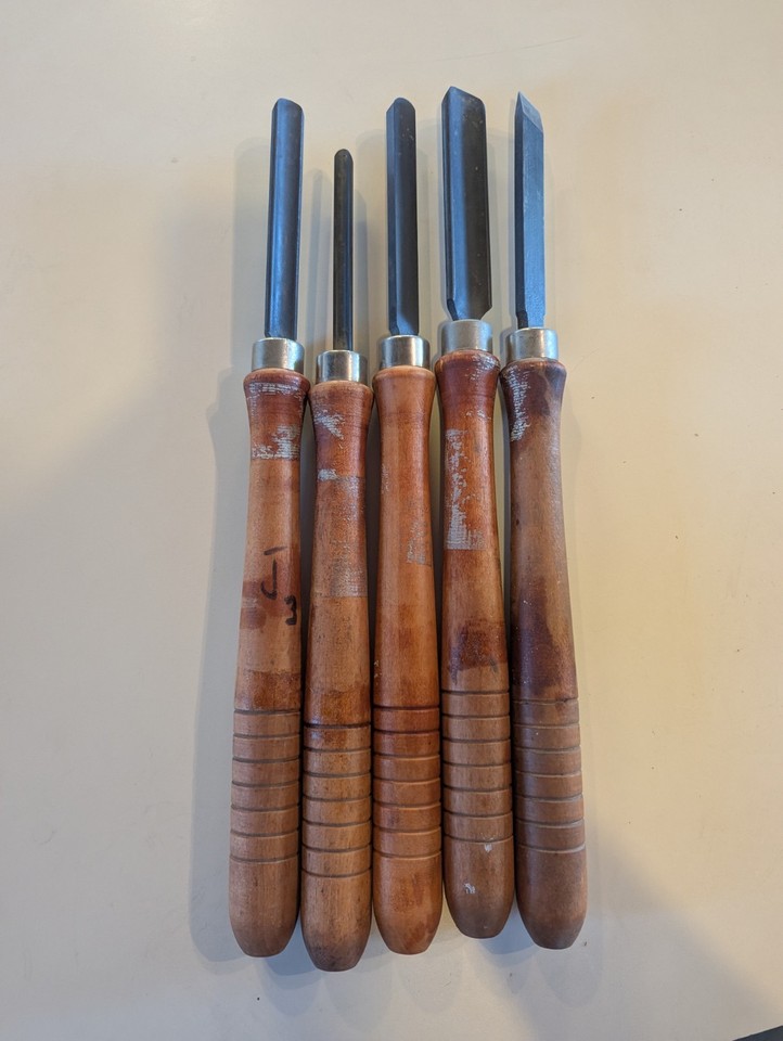 Vintage Craftsman Wood Lathe Tools - 5 Pieces | eBay