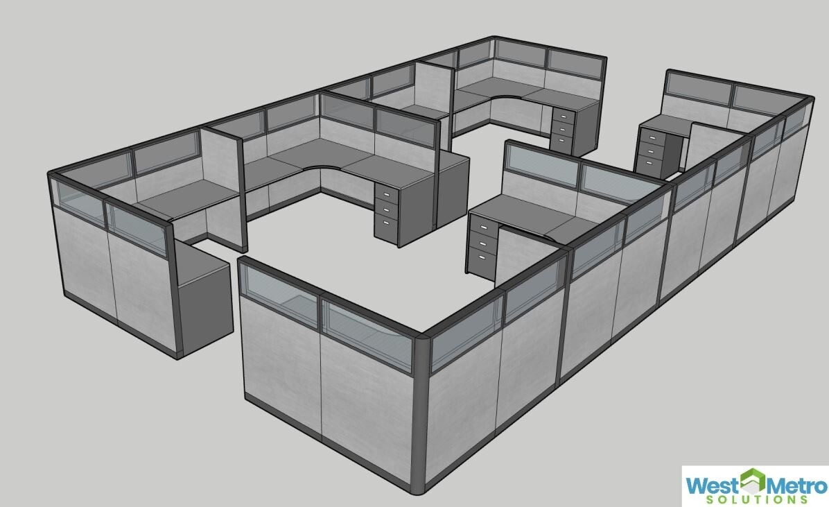 Herman Miller AO2 3x5, 5x5, 6x6, 6x7, 6x8, 7x7, 8x8, 8x9, 8x10 Office ...