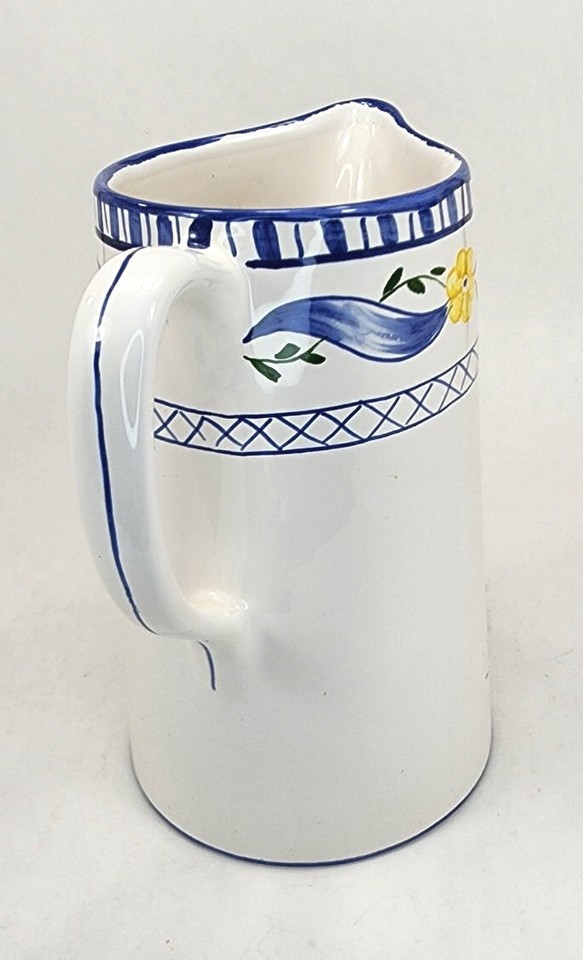 Tiffany & Co Pitcher Trellis Hand Painted Ceramic Pitcher Portugal | eBay