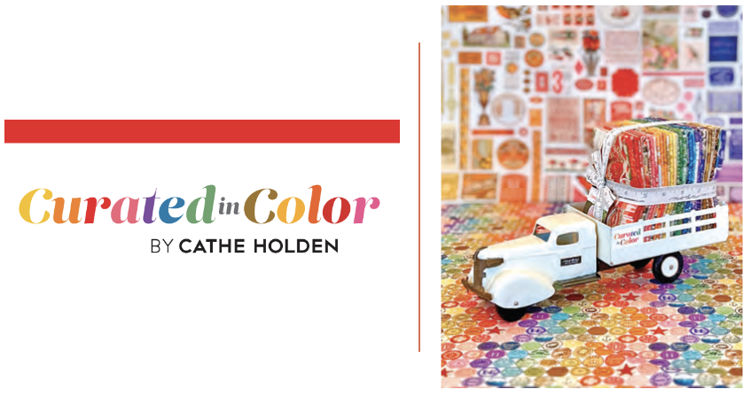 Moda CURATED IN COLOR 7461 17 Purple Cheater Print CATHE HOLDEN Quilt ...