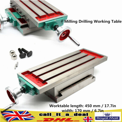 Compound Milling Machine Work Table 2 Axis 4 Ways Precision Cross Slide ...