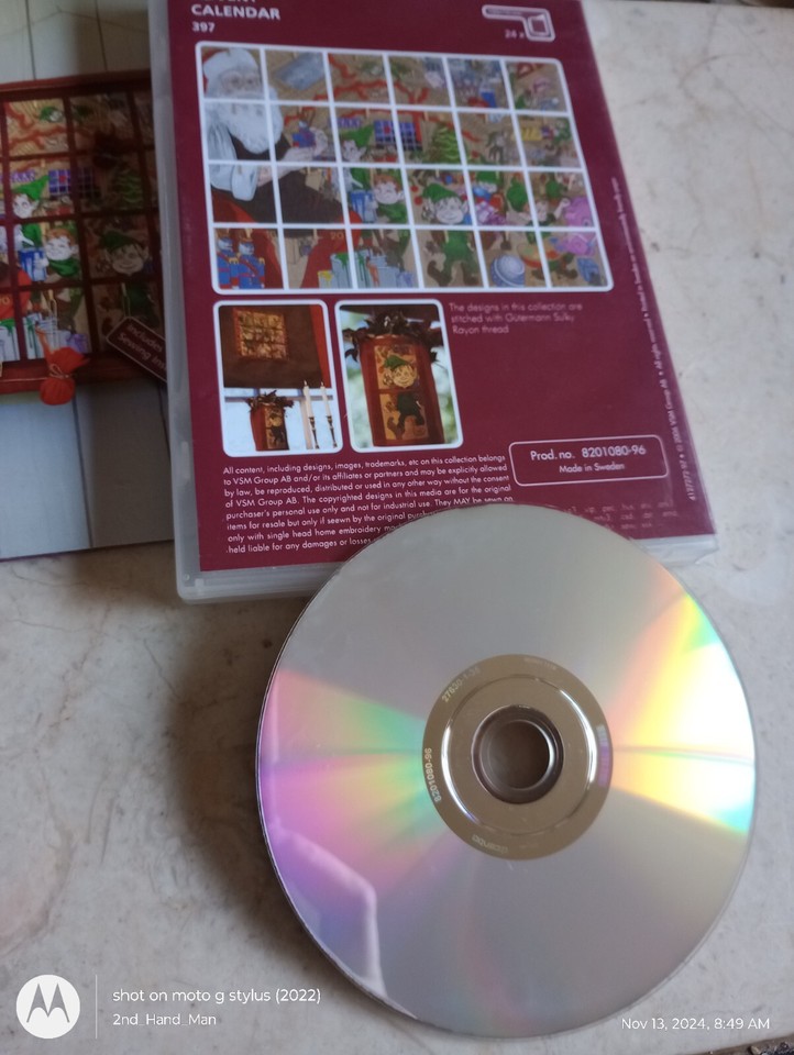 2006 PFAFF ADVENT CALENDAR MULTIMEDIA INTRUCTIONAL CD W/INSERT | eBay