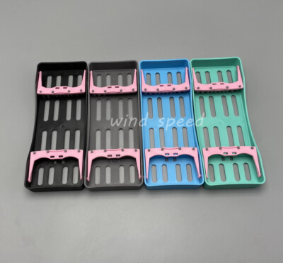 Plastic Sterilization Cassette Rack Burs Tray For Surgical Dental 5 ...