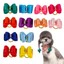 20/50/100pcs Ribbon Pet Dog Hair Bows Rubber Bands Yorkie Accessories ...