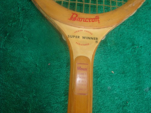 Vintage Bancroft “ Super Winner” Wood Tennis Racquet | eBay