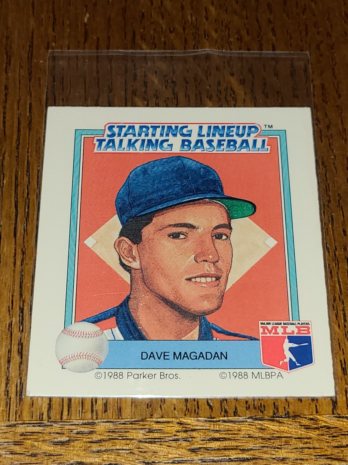 METS DAVE MAGADAN 1988 PARKER BROS. STARTING LINEUP TALKING BASEBALL ...