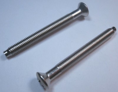 HEADLIGHT RIM SCREWS (SET OF 2) PAIR VOLKSWAGEN T1 BUG SUPER BEETLE T2 ...