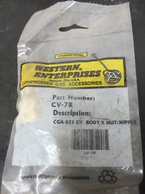 Western Enterprises CV-7R Check Valve | eBay