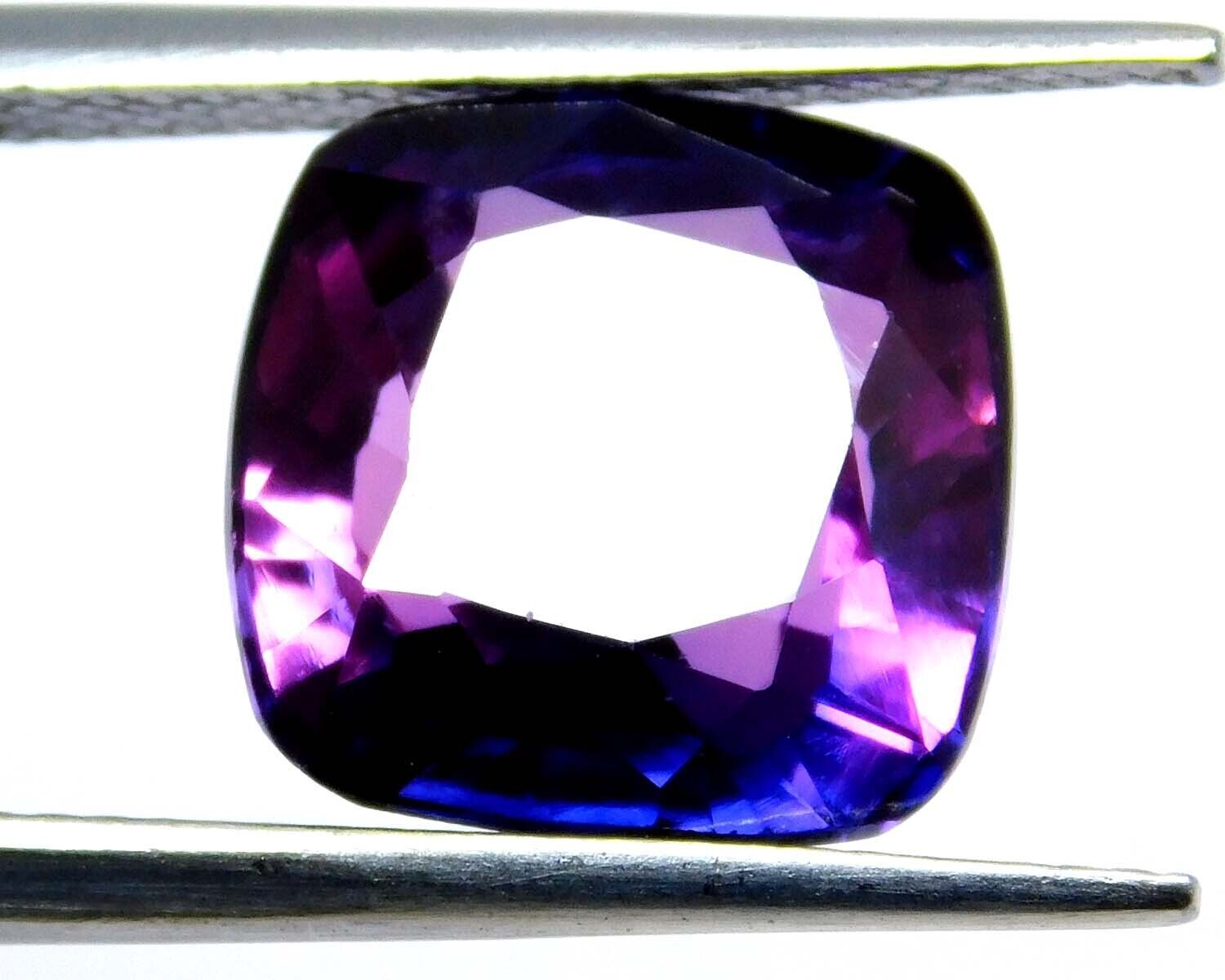 8.50 Ct Extremely Rare NATURAL Purple Tanzanite Radiant Cut AAA+ Gem ...