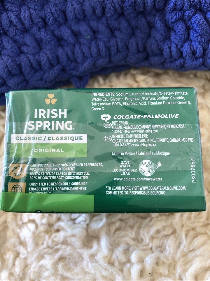 2 Irish Spring Original Scent Classic Bar Soap- 3.2 oz Bars Each | eBay