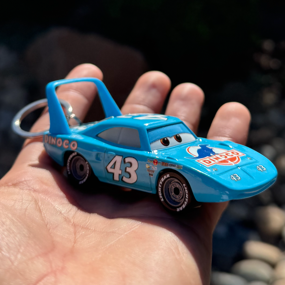 The King Dinoco Disney Pixar Cars Keychain Gift Keyring Mini Cartoon ...