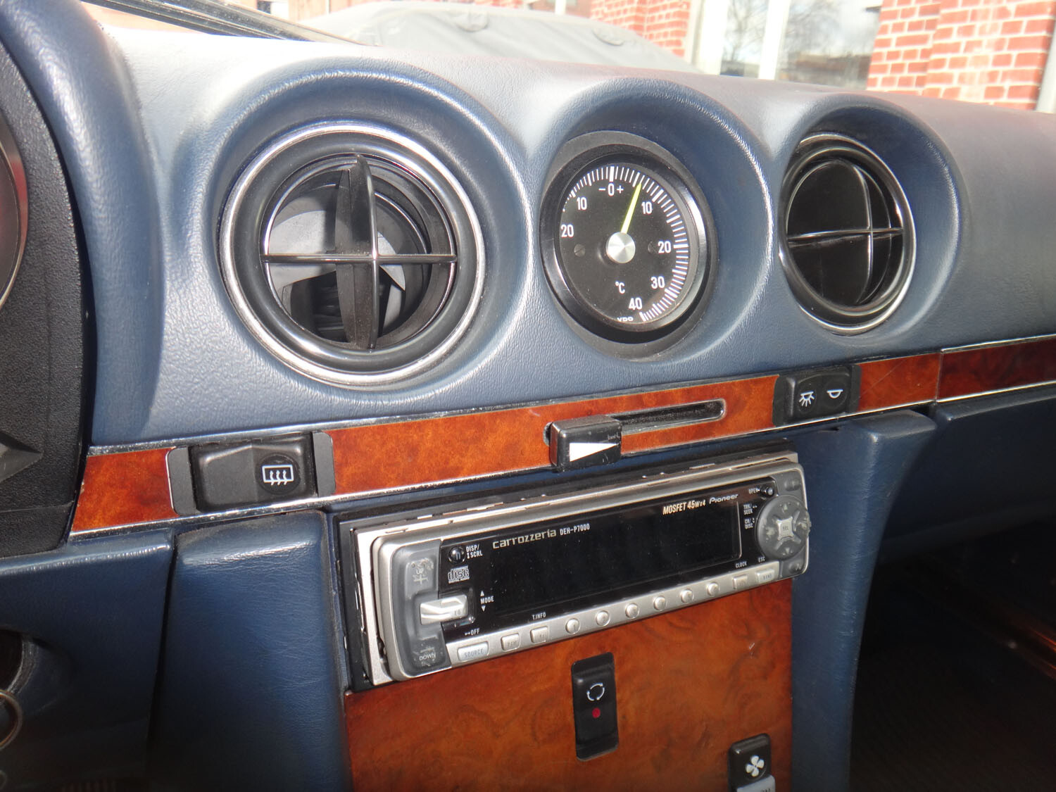 Mercedes SL W107 R107 500SL 280SL 300SL Wurzelholz Armaturenbrett WOOD ...