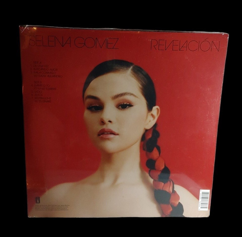 Selena Gomez Revelacion Alternative Red Color Cover Vinyl Deluxe ...
