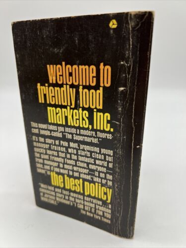 The Best Policy by Richard Stiller, RARE 1st AVON Books Edition, 1968 ...