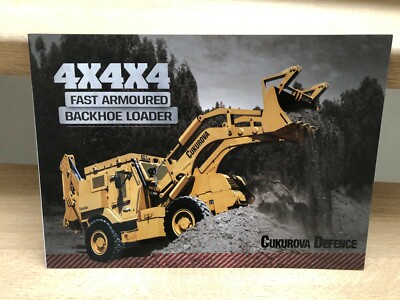 Çukurova Defence (Türkiye) 4x4x4 fast armoured backhoe loader brochure ...