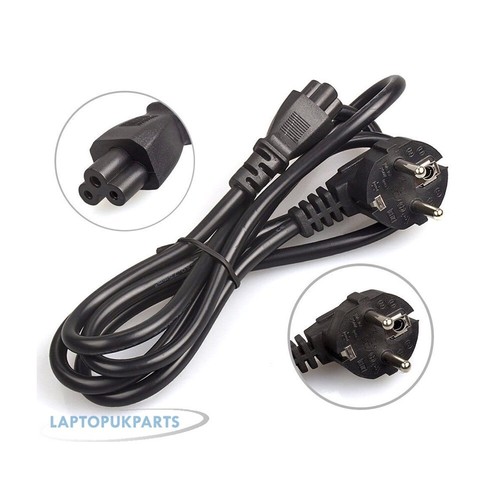 1 M EU EURO 3-Pin Clover/Mickey Mouse/C5 Mains Power Cable/Lead For ...