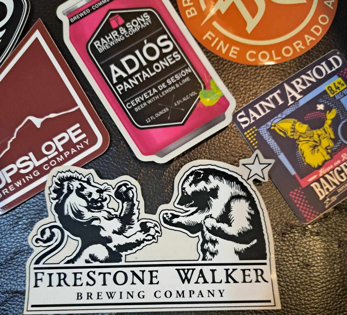 Lot of 8 Craft Brewery Beer Stickers + an Extra Surprise Sticker, NEW ...