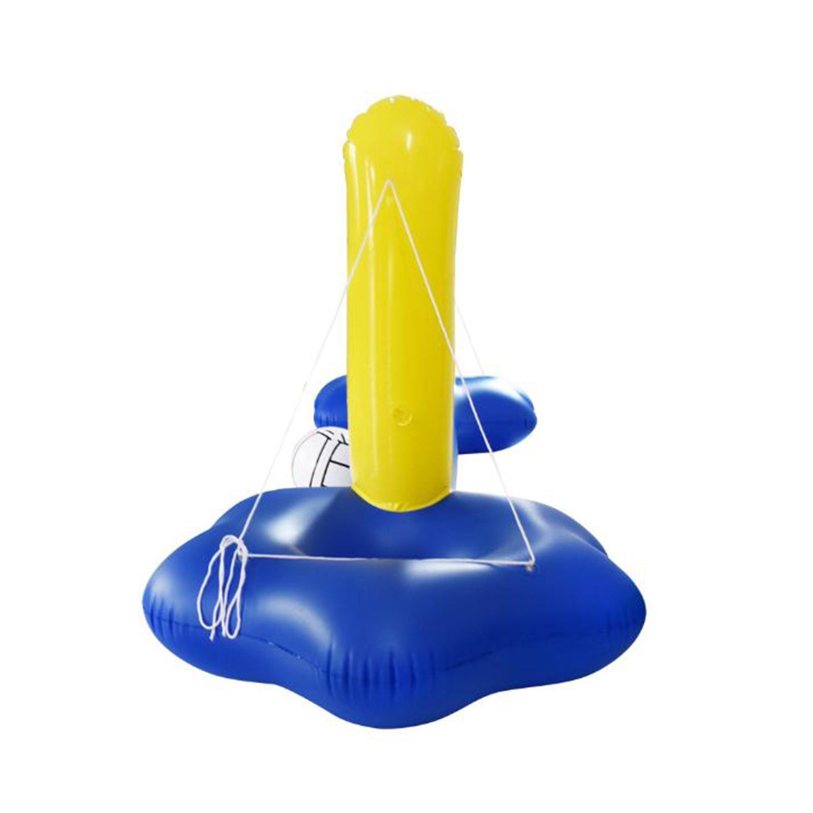 Inflatable Volleyball Net Pool Toy Set Outside Poolside Party ...