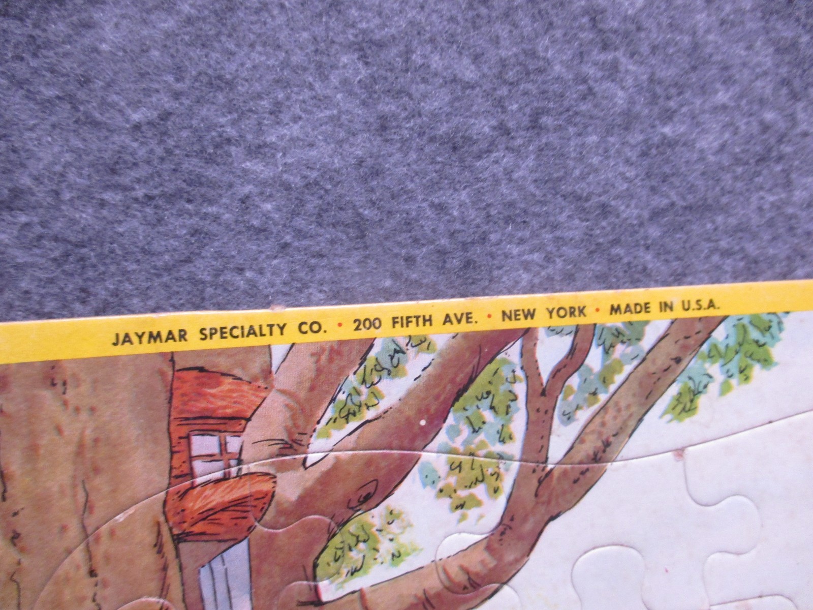 1964 Jaymar Inlay Inlaid Jig Saw Puzzle Walt Disneys Winnie The Pooh ...