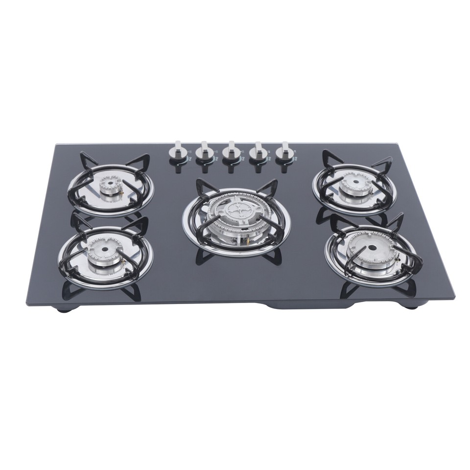 30" Stove Top Gas Cooktop Burner Kitchen Cooking LPG /Propane with 5 ...