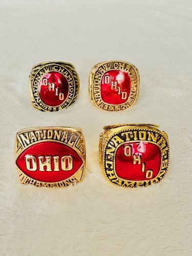 4 PCS Ohio State NCAA Championship Ring Set, US SHIP | eBay