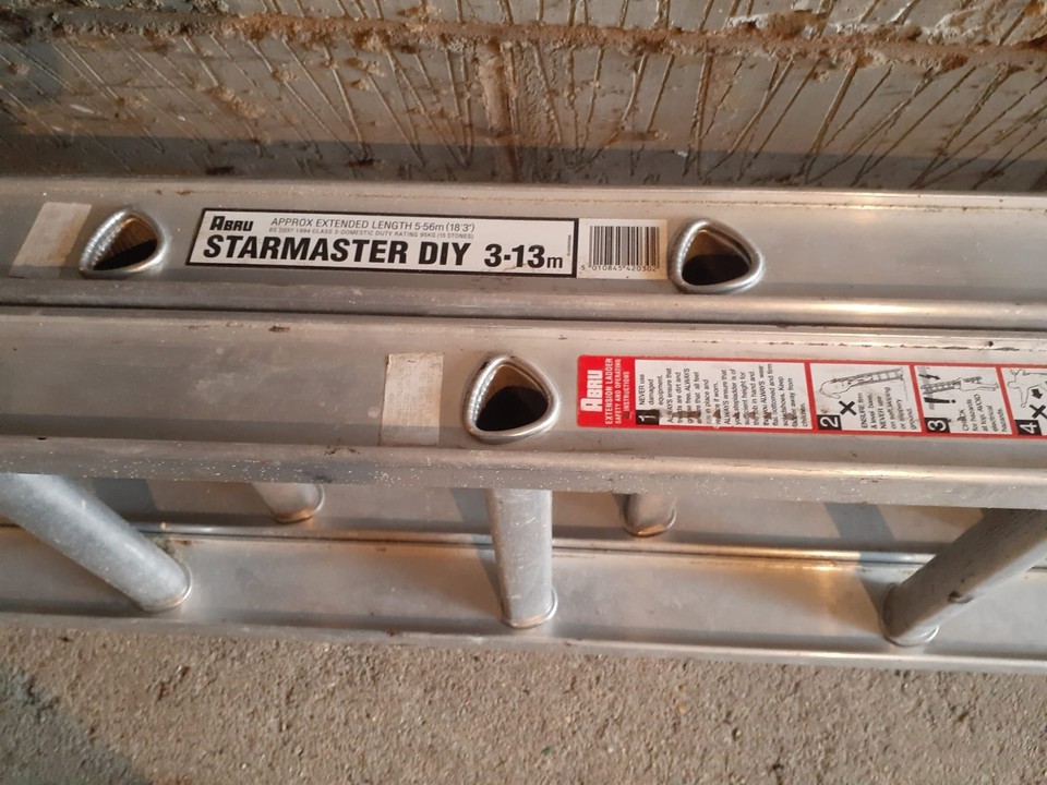 Abru Aluminium Star master DIY Ladder | eBay UK
