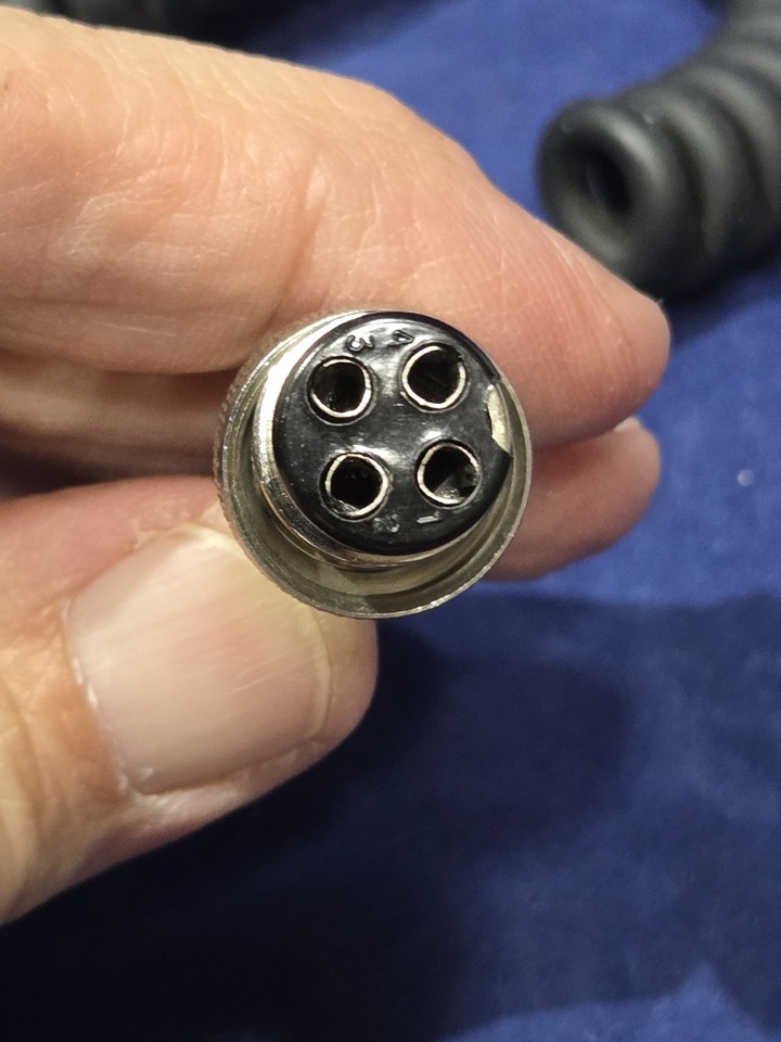 Astatic D104 "Night Eagle" Vintage Ham Radio CB Microphone Mic Black ...