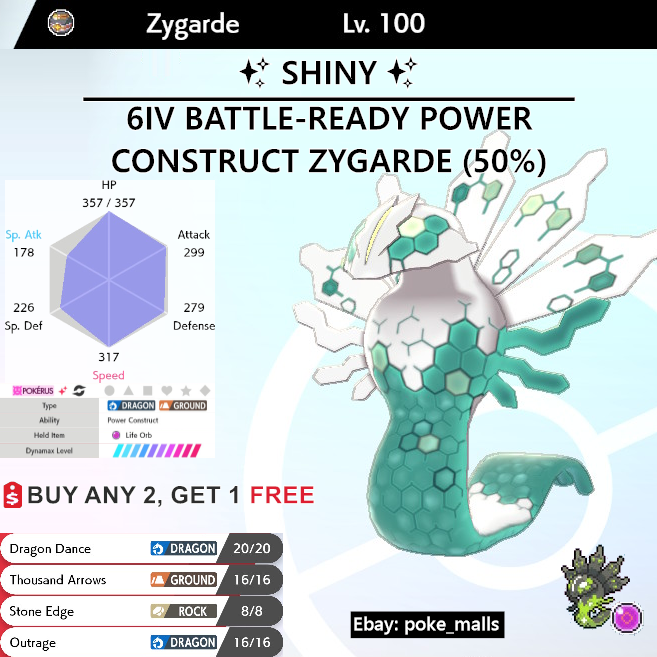 Zygarde Brillante Pokémon Of The Week Zygarde