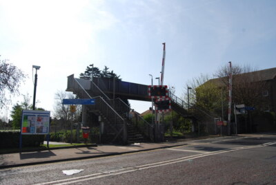 Photo 6x4 Bridge over the railway by the level crossing at Rainham ...