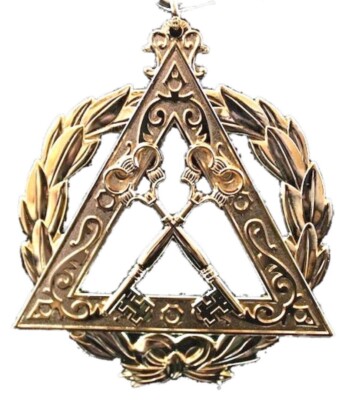 York Rite Royal Arch Grand Treasurer Officers Collar Jewel | eBay