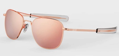 Randolph Sunglasses Mod: AF162 Sun 55 22K Rose Gold Lens Rose Gold AR ...