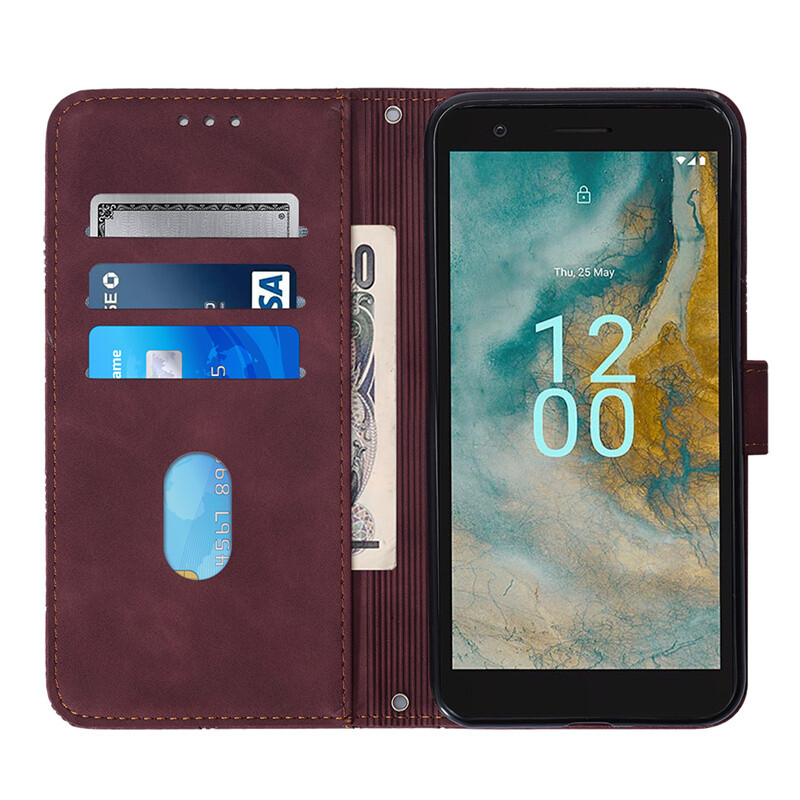 Retro Wallet Leather Case Flip Cover For Nokia C02 C22 G21 C32 C12 X30 ...